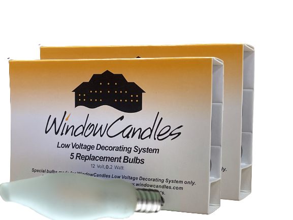 WindowCandles: Built-in, Low Voltage Window Candle Decorating System